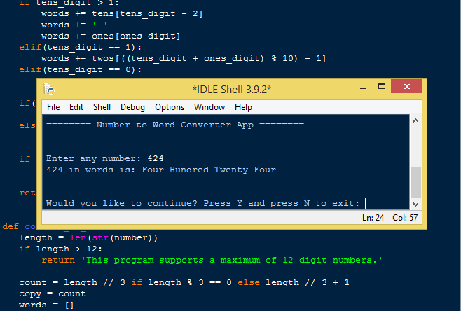 Simple Number To Words Converter App In Python Free Source Code Sourcecodester